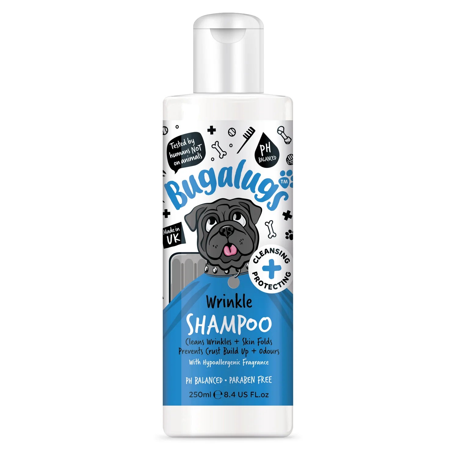BUGALUGS WRINKLE SHAMPOO WITH HYPOALLERGENIC FRAGRANCE 250ml – Ormskirk ...