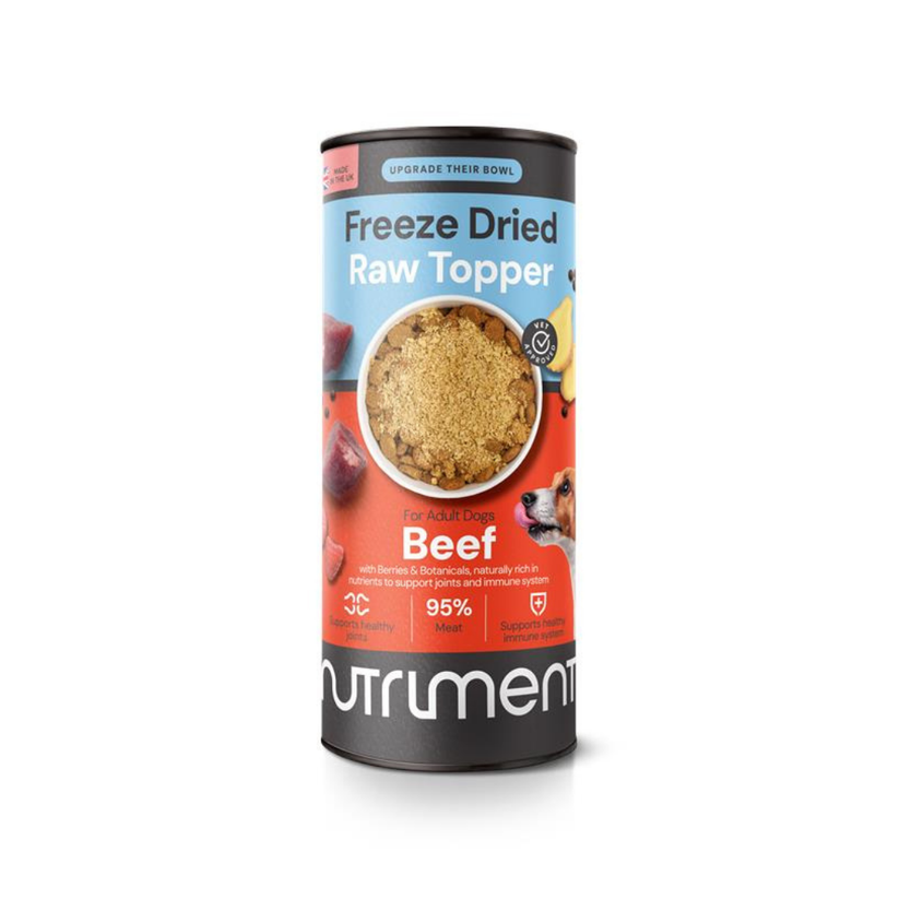 Nutriment Freeze Dried Topper Beef 50g – Ormskirk Pets