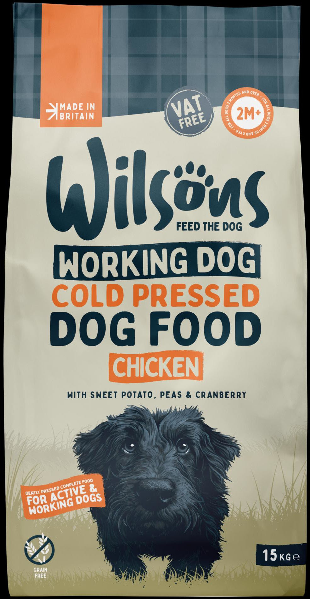Wilsons Working Dog Chicken Dry 15kg Cold Pressed Dog Food – Ormskirk Pets
