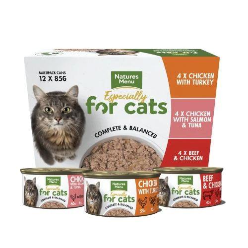 Natures Menu Especially for Cats Wet Adult Cat Food Multipack 12x85g T ...