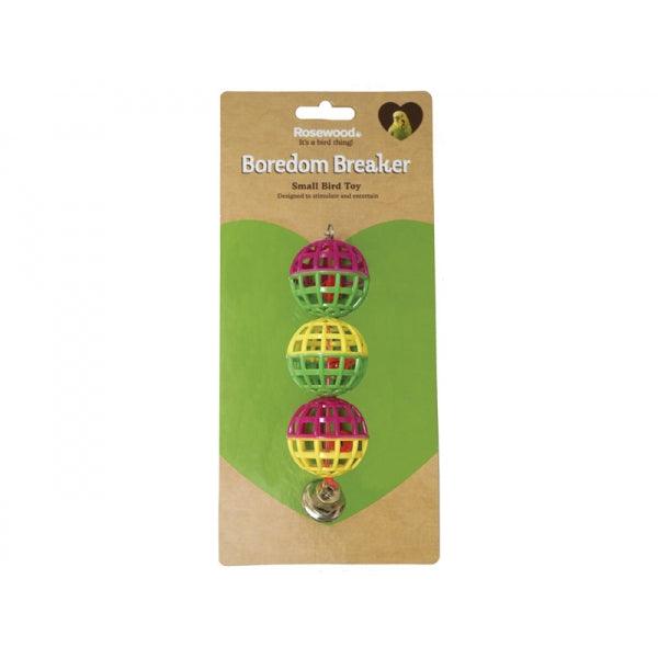 Rosewood 3 Lattice Balls With Bell – Ormskirk Pets